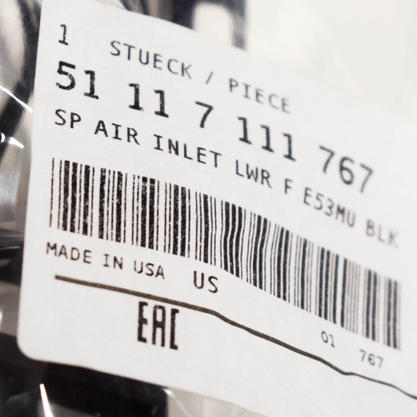 BMW X5 E53 Front Bumper Lower Grille 51117111767 7111767 New Genuine | eBay