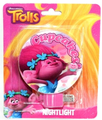 NEW DREAM WORKS TROLLS NIGHT LIGHT "CUPCAKES" - PINK | eBay