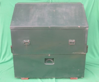 STEEL CONSTRUCTION JOB SITE REMOTE TOOL CHEST BOX BIN STORAGE UNIT ...