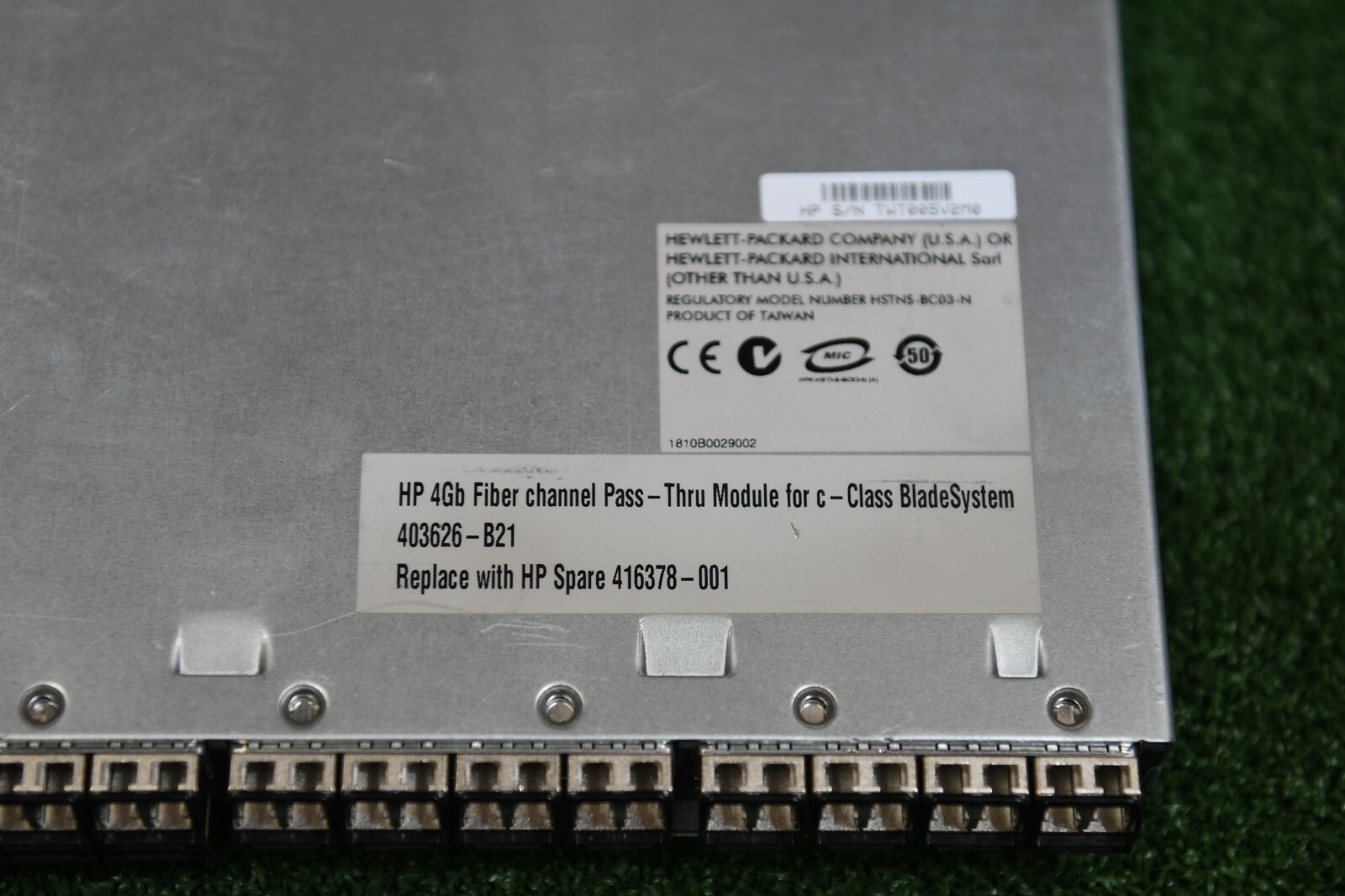 HP 4Gb Fiber channel Pass - Thru Module for C - Class BladeSystem ...