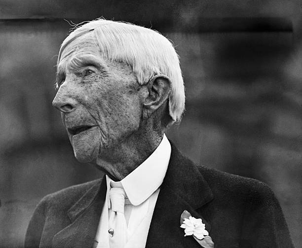 John D. Rockefeller Sr. 1933 Photo Picture shows John D. Rockefeller Sr ...