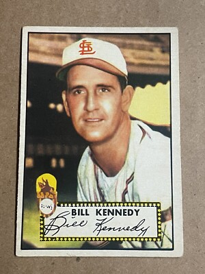 1952 Topps Bill Kennedy #102 Baseball Card Red Back | eBay