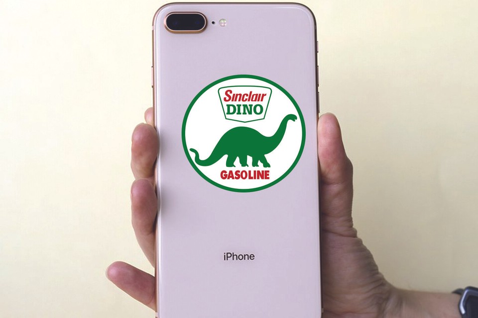 Sinclair Oil Gas sticker CIRCLE Vintage Vinyl Decal |10 Sizes!! with ...