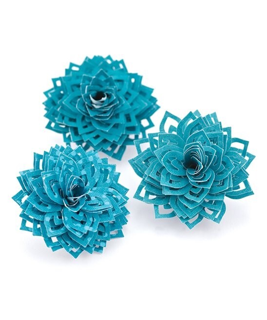 EK Tools Paper Shapers Dimensional Flower Edger Punch - DAHLIA | eBay