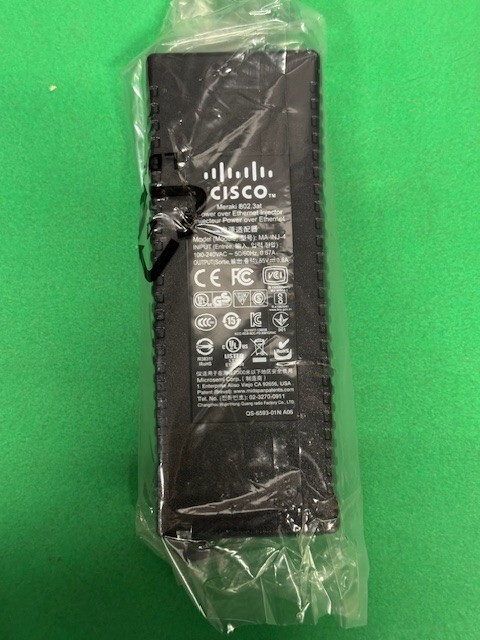 Cisco Meraki MA-INJ-4-US A40-10060 Power Injector 810979011989| eBay