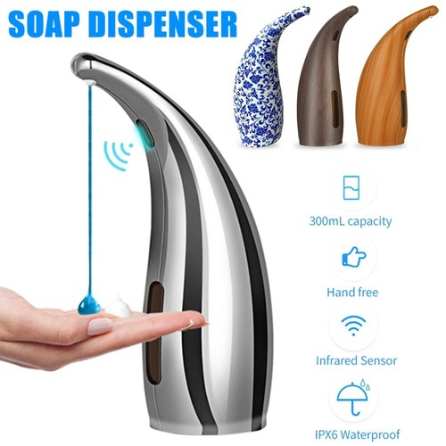 Automatic Soap Dispenser Touchless Handsfree IR Sensor Liquid Hand Wash ...