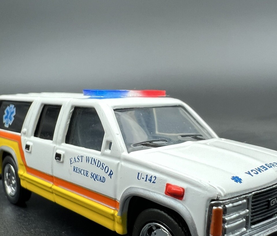 2 Pack 1/64 Blue Red Code 3 Defender Lightbar Greenlight Police Sheriff ...