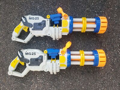 Air Zone MG-25 Gatling Blaster Motorized Machine Gun Toy Tested Working ...