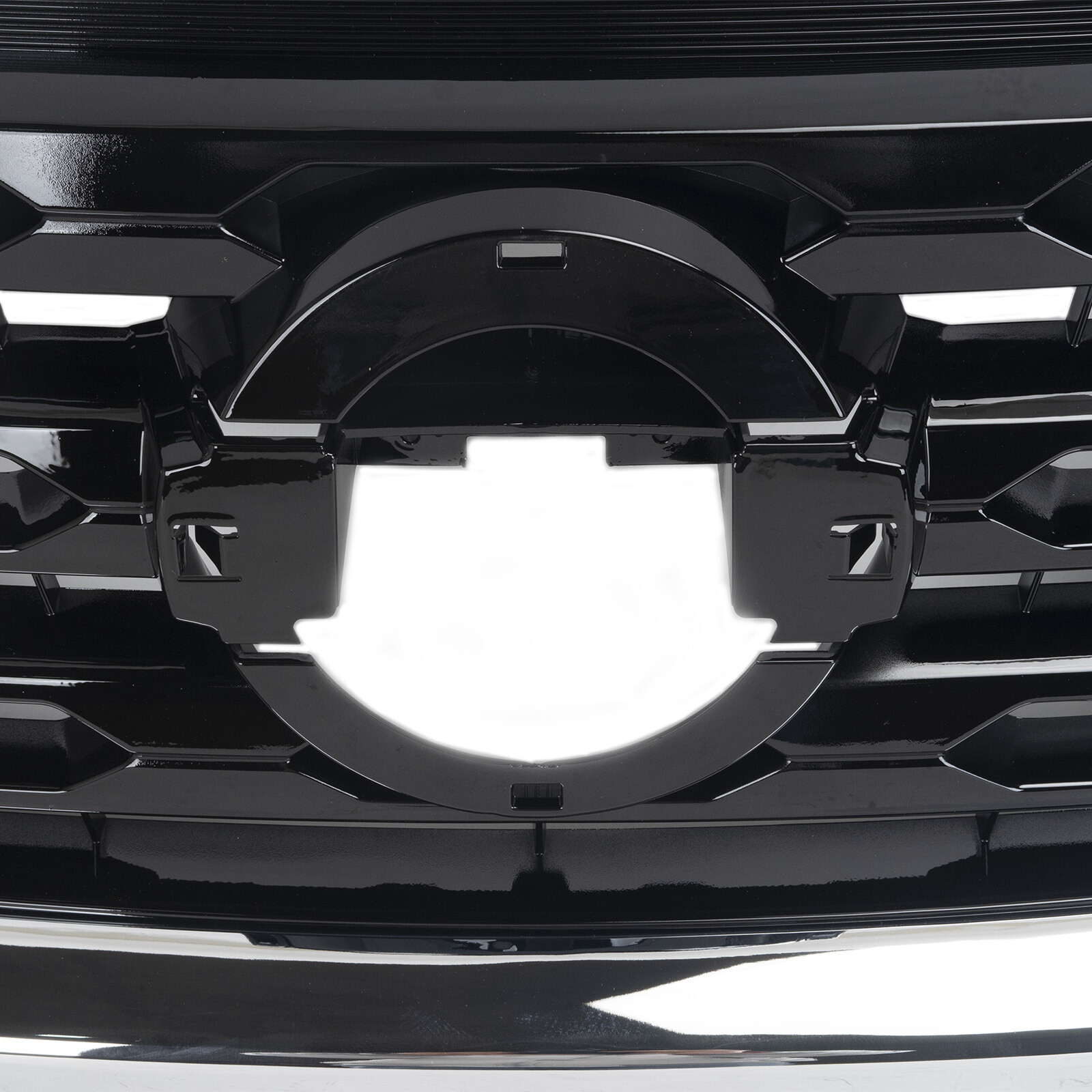 Fit For Nissan Pathfinder 2017-2020 Chrome&Black Front Upper Bumper ...