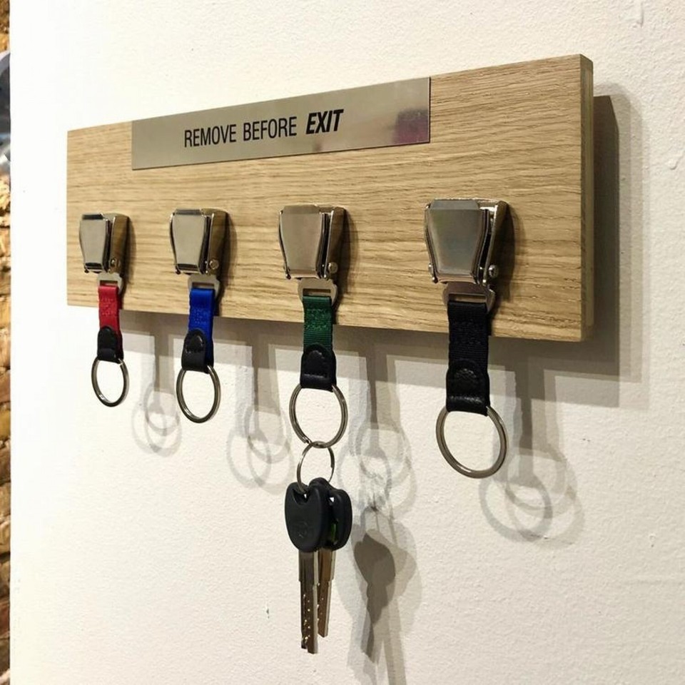 Key Rack Remove before exit, Key Holder for Wall, KeyRack Aviation | eBay
