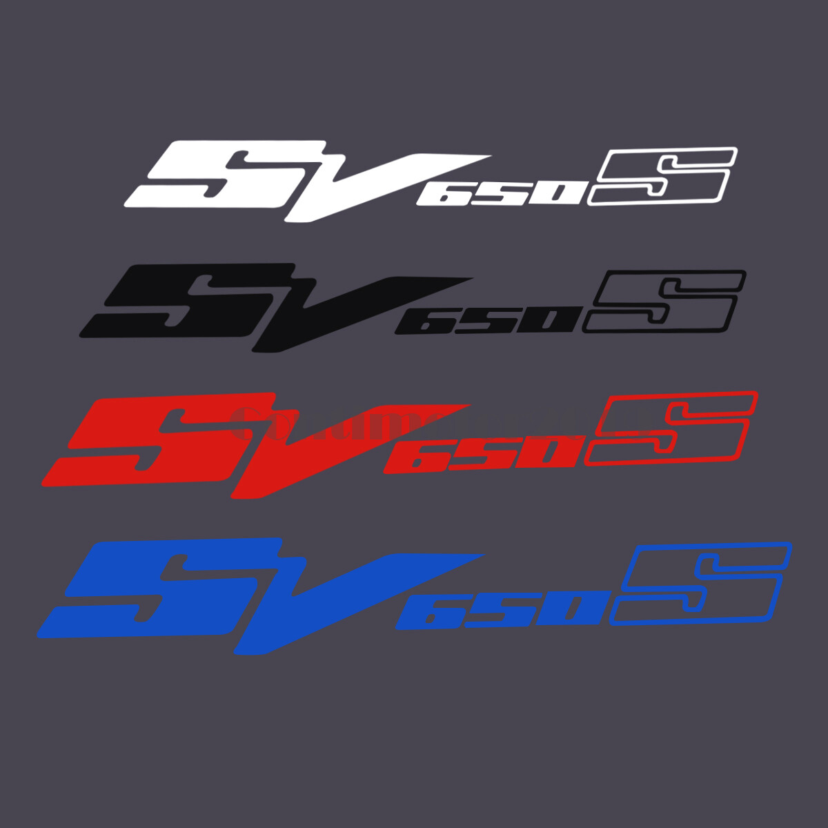 2PCS 7.9" Motorcycle Fuel Tank Reflective Sticker Decal For SUZUKI ...