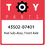 43502-87401 Toyota Hub sub-assy, front axle 4350287401, New Genuine OEM ...