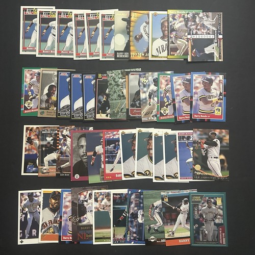 LOT (172) Barry Bonds Baseball Cards Inserts Topps 90’s Upper Deck Huge ...