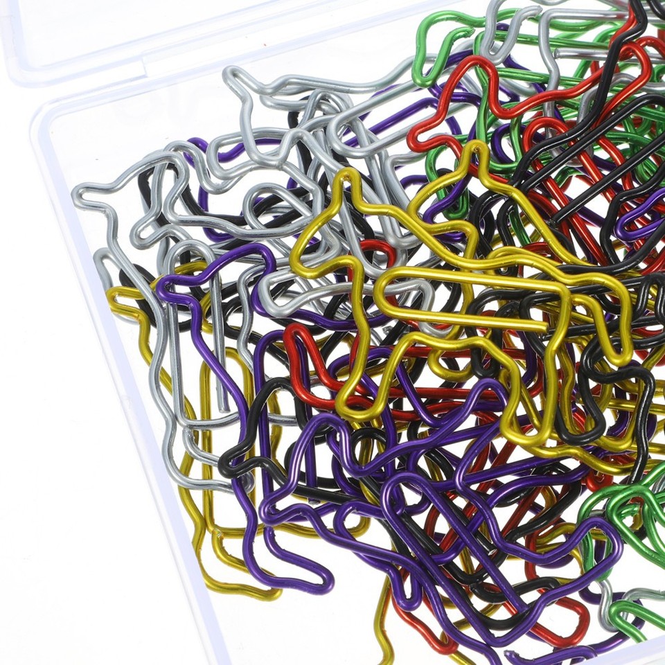 80 Pcs Document Paper Clips Multi-use Papers Small Cute Paperclip | eBay UK