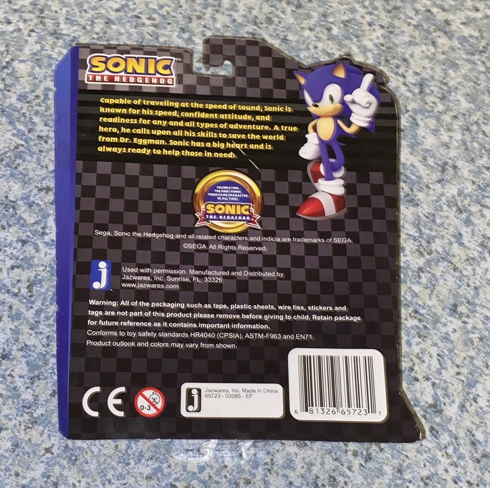 Sonic The Hedgehog 1998 Sonic & Spinner Jazwares Toy Figure Set | eBay