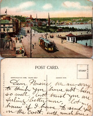 Rothesay Promenade Tram Scotland Postcard | eBay