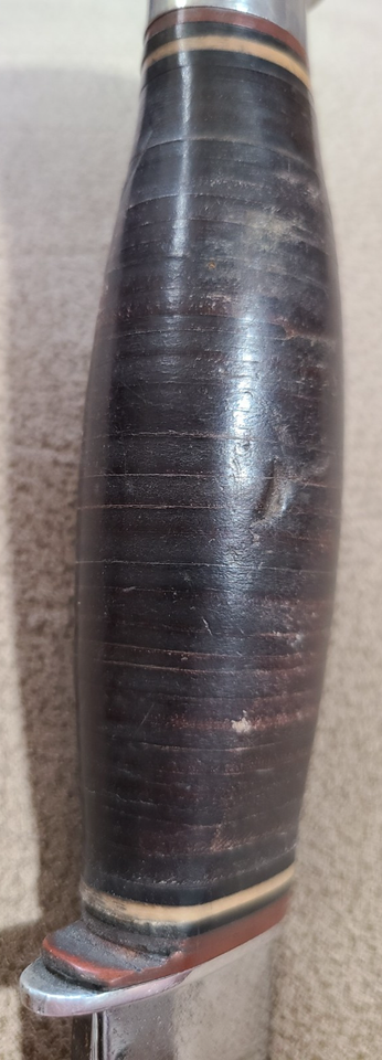 Robeson Shuredge No. 20 US Army WW2 Combat Knife And Sheath Red Spacer ...
