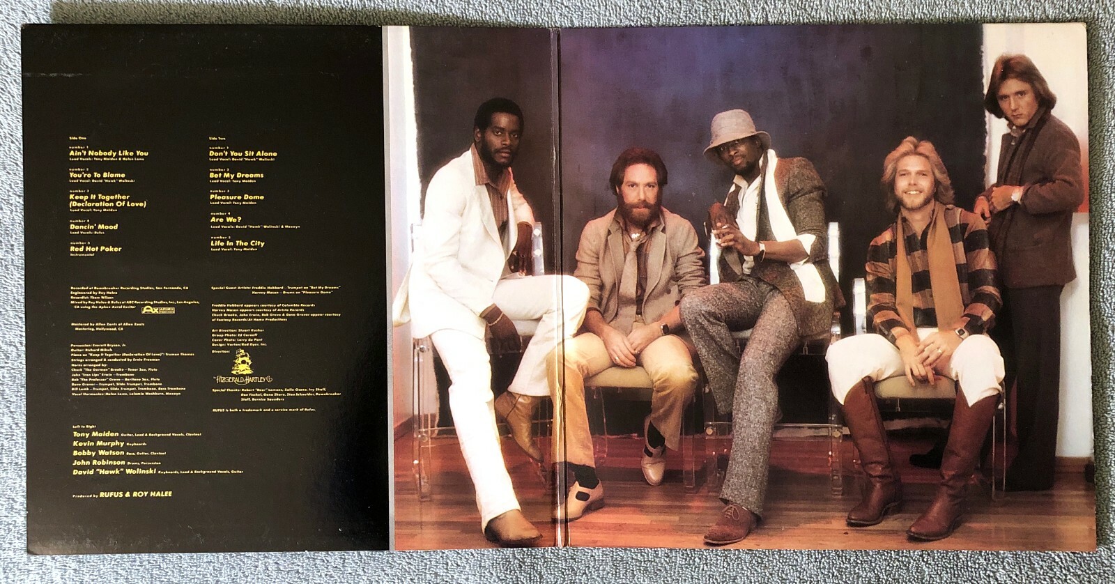 RUFUS Numbers (1979 Original U.S. Gatefold Cover LP) * Santa Maria ...