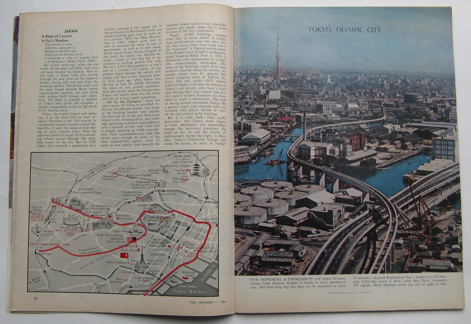 1964 TIME Magazine with Baltimore Orioles’ Hank Bauer on cover, TOKYO ...