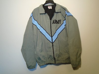 USGI US Army Combat Uniform PFU Nylon PT Jacket Size Large Long 2005 ...