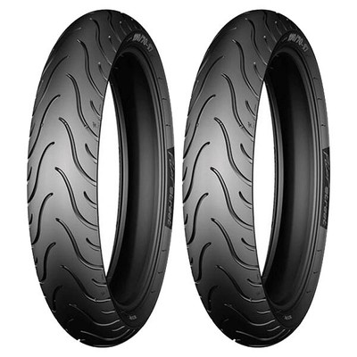 TYRE PAIR MICHELIN 110/70-17 54S + 100/70-17 49S PILOT STREET | eBay
