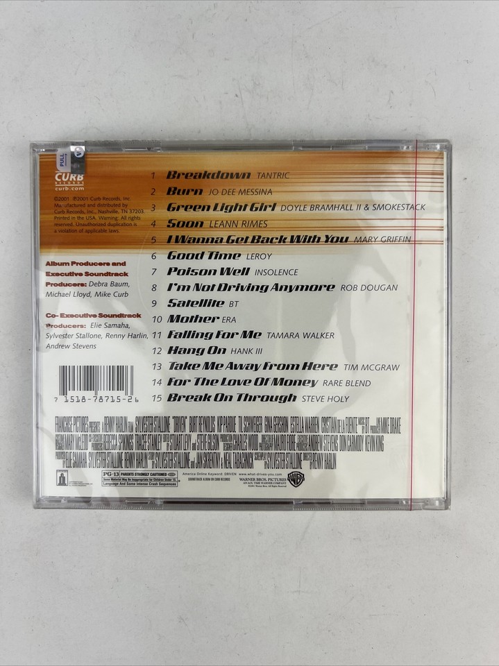 Driven (Original Soundtrack) by Driven / O.S.T. (CD, 2021) 715187871526 ...