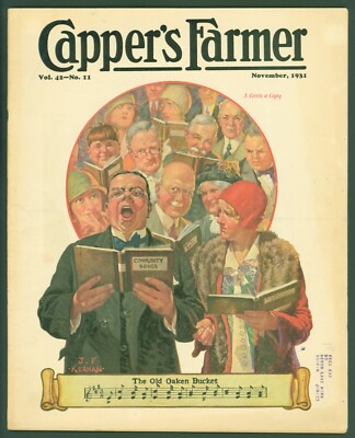 Vintage Capper's Farmer Magazine November 1931 Choir Cover | eBay