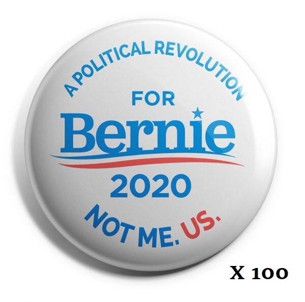 Bernie Sanders "Political Revolution" 2020 Campaign Buttons Wholesale ...
