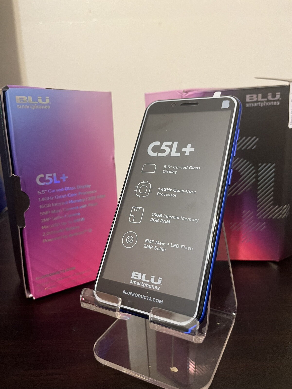 *New* BLU C5L+ (Plus) 16GB - Blue (GSM Unlocked) Dual SIM Smartphone | eBay