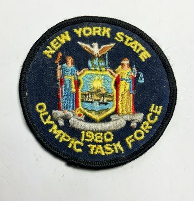 1980 New York State police winter Olympic task force patch | eBay