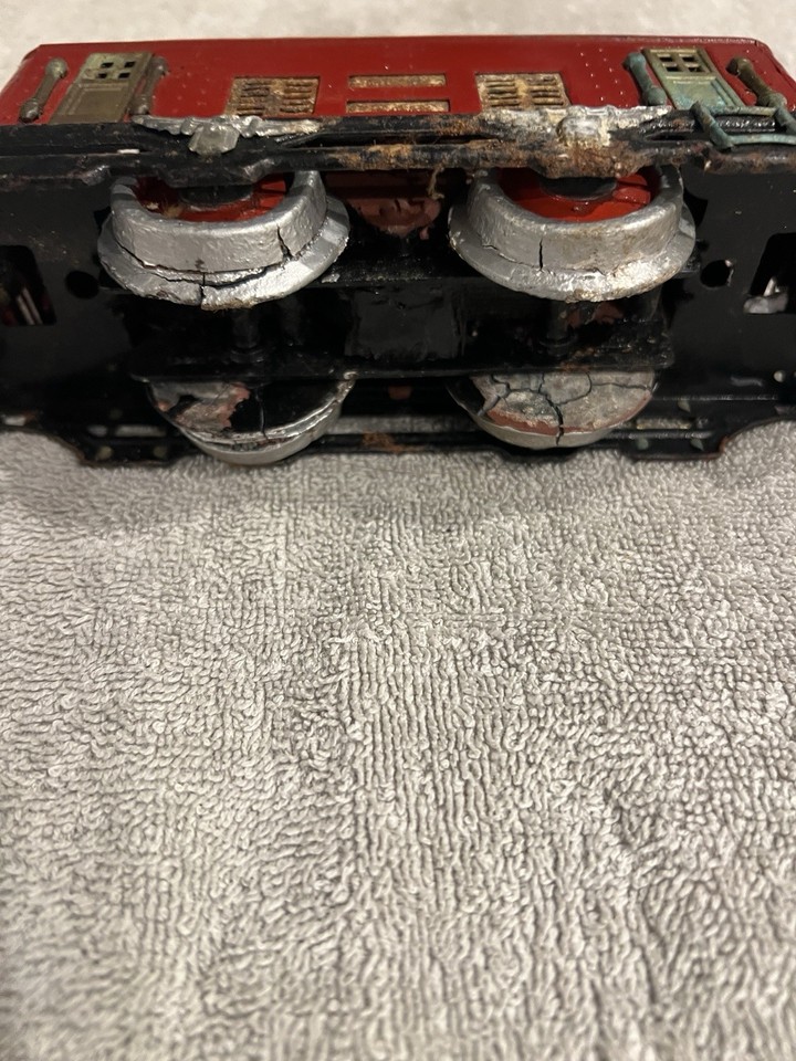 PREWAR LIONEL O GAUGE 248 ELECTRIC LOCOMOTIVE RED AS IS | eBay