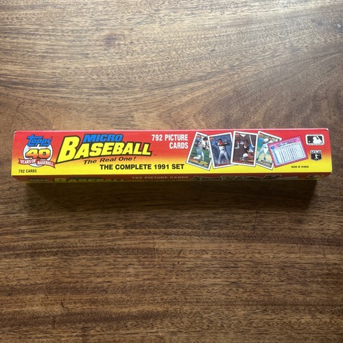 Tops 40 Years Of Baseball Micro 1991 Set | eBay