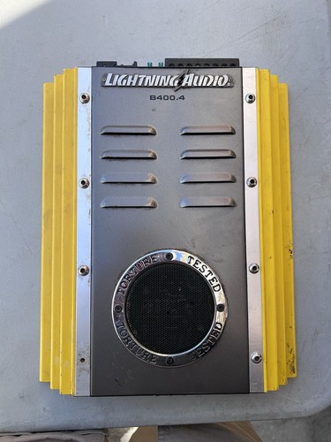 Lightning Audio Bolt B400.475W x 4 Car Amplifier | eBay