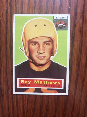 Ray Mathews 1956 Topps Card #75 Pittsburgh Steelers | eBay