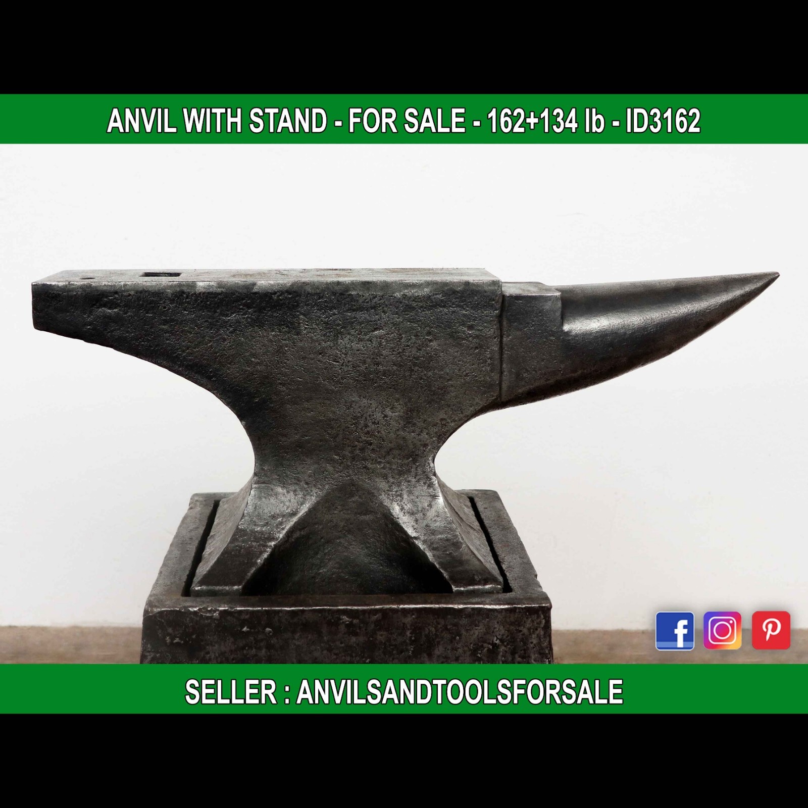 ANVIL WITH STAND - 162+134 lb - ID3162 | eBay