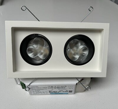 Orluna Twin LED DownLight Off White 5-DLR2-27D30–C-BB-L54 | eBay UK