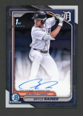 2024 Bowman Chrome Draft Bryce Rainer 1st Autograph CPA-BR Tigers | eBay