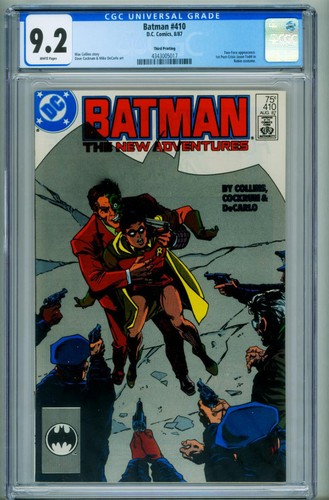 BATMAN #410 3rd Print variant CGC 9.2-comic book 1987-JASON TODD ...