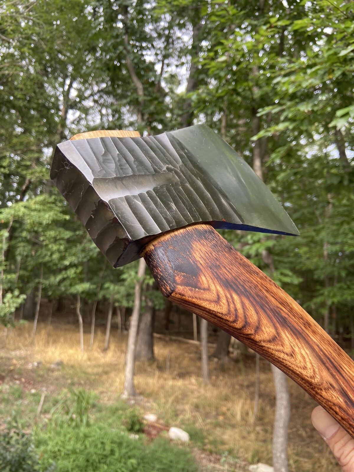 Taylor Grinds Kelly Works Fluted Red Warrior Awesome Axe | eBay