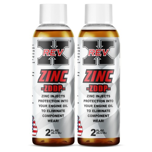 REV X Zinc ZDDP Oil Additive (2 Pack) 2 fl. oz. - Restore the ...