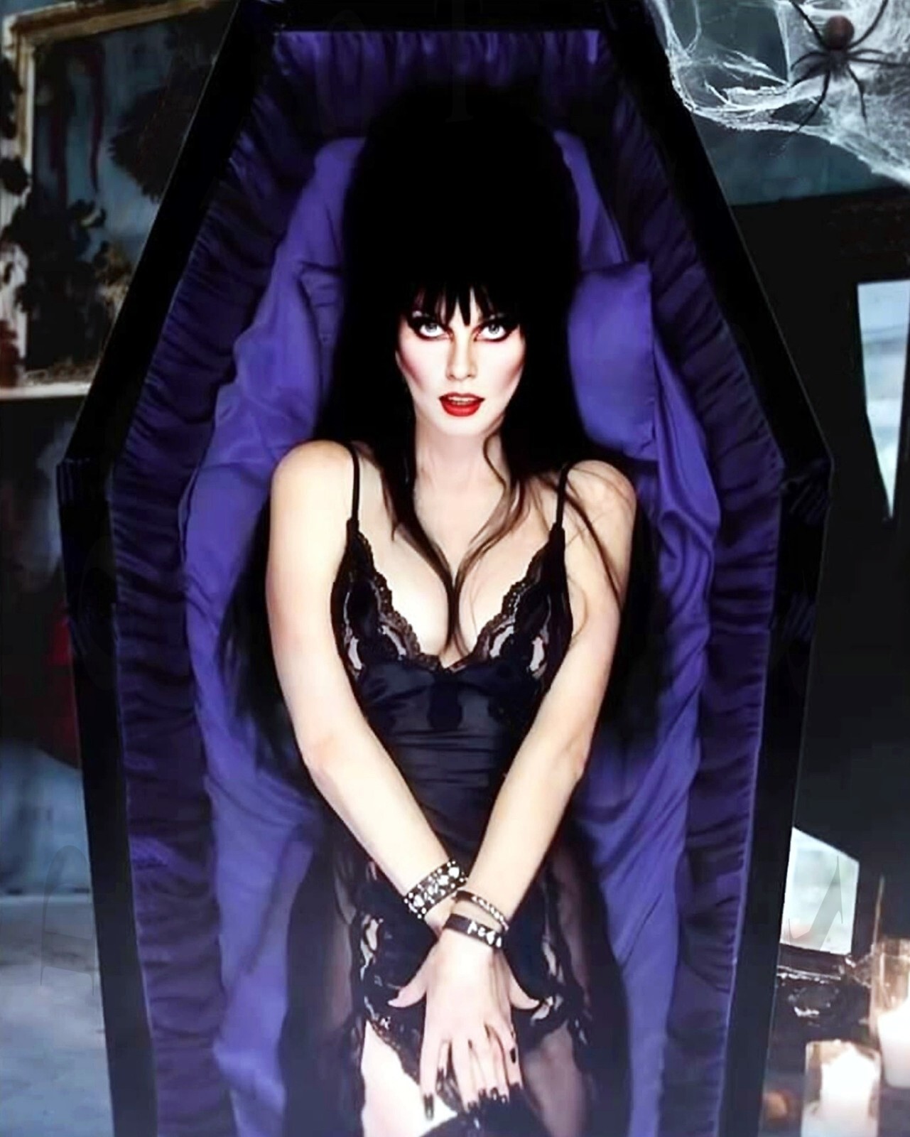 Smokin Hot Elvira Mistress of the Dark Reprinted 8x10 Photograph Print # 18 | eBay