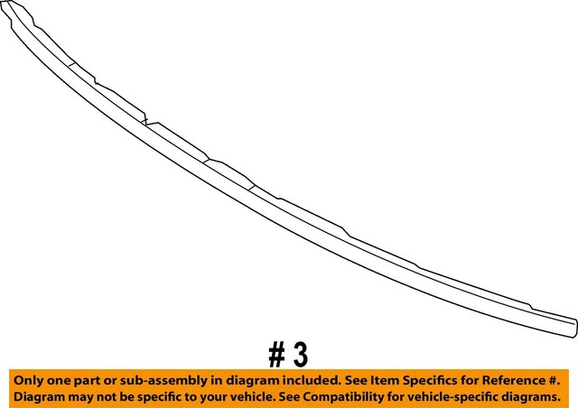 OEM 2019 Nissan Altima Sedan Front Hood Seal 65820-6ca0a Genuine for ...