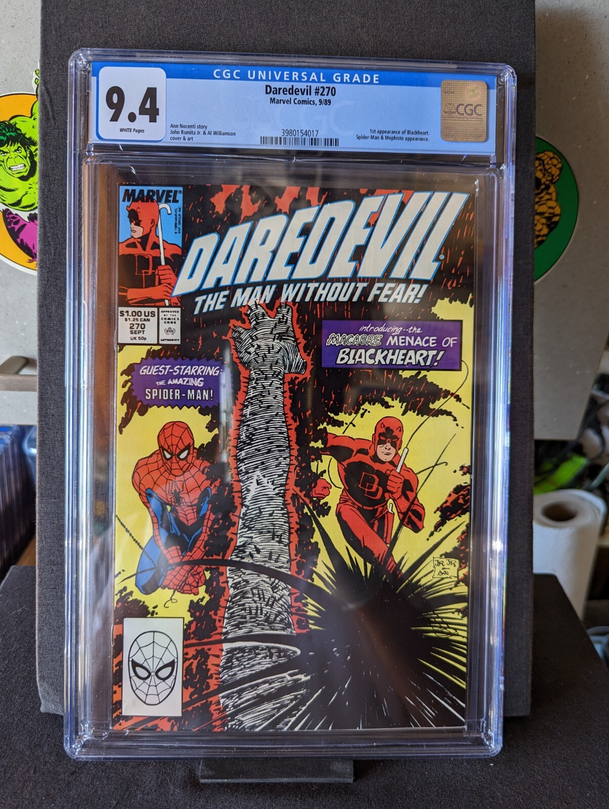 Daredevil 270 CGC 9.4 1st Blackheart | eBay