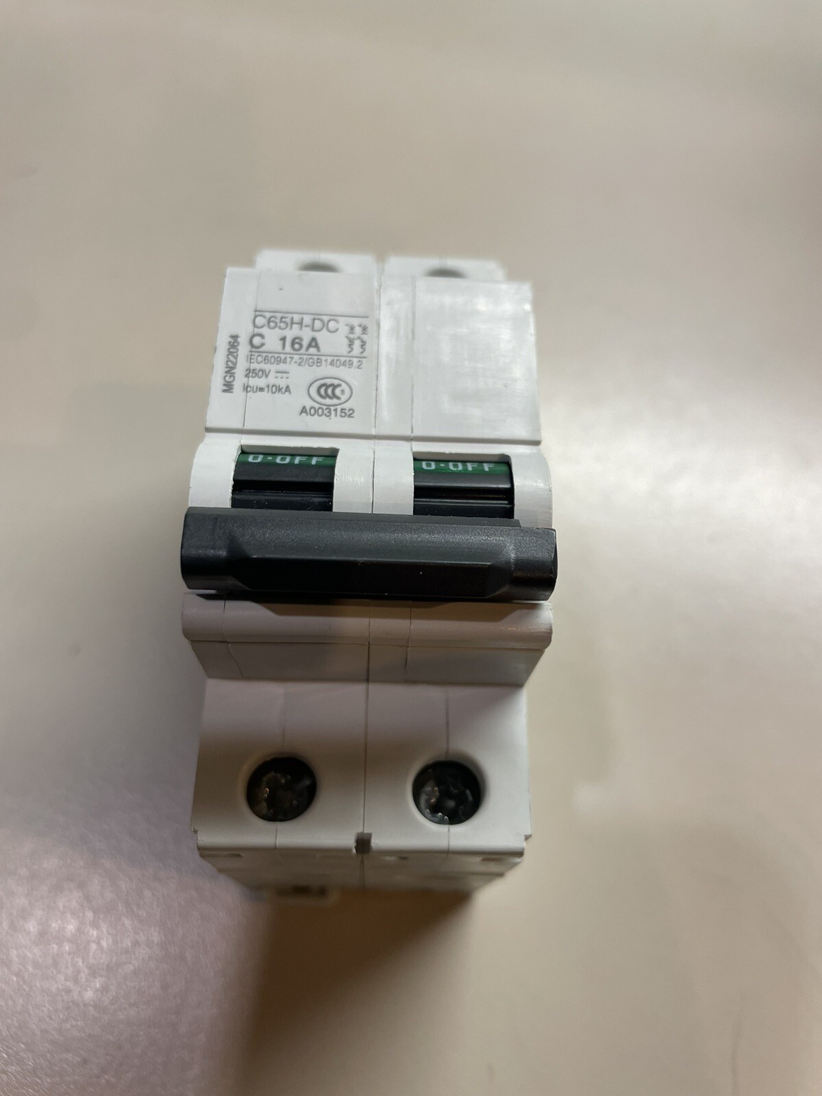 Low-Voltage C65H-DC C 16 A 10kA 2 pole Miniature Circuit Breaker | eBay