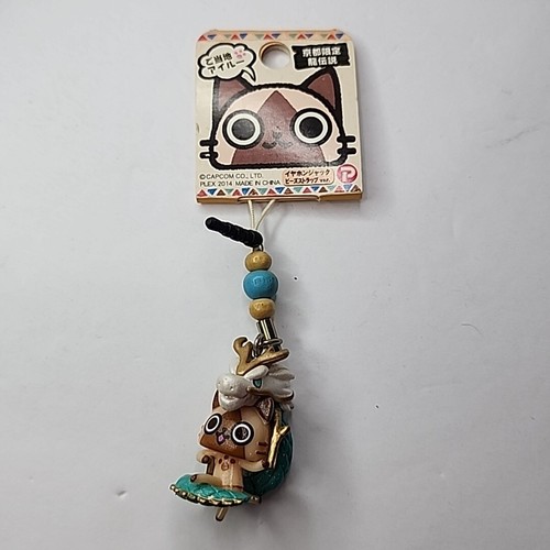 Monster Hunter 1" Airou Palico Felyne Kyoto Dragon Figure Keychain ...