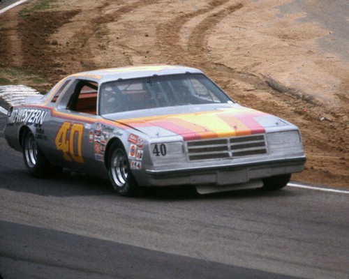 DK ULRICH #40 MIDWESTERN FARM LINES ON TRACK AT RIVERSIDE 8X10 GLOSSY ...