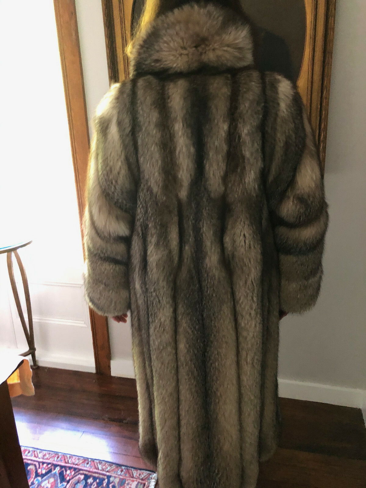 Silver Fox Full Length Coat - Gem