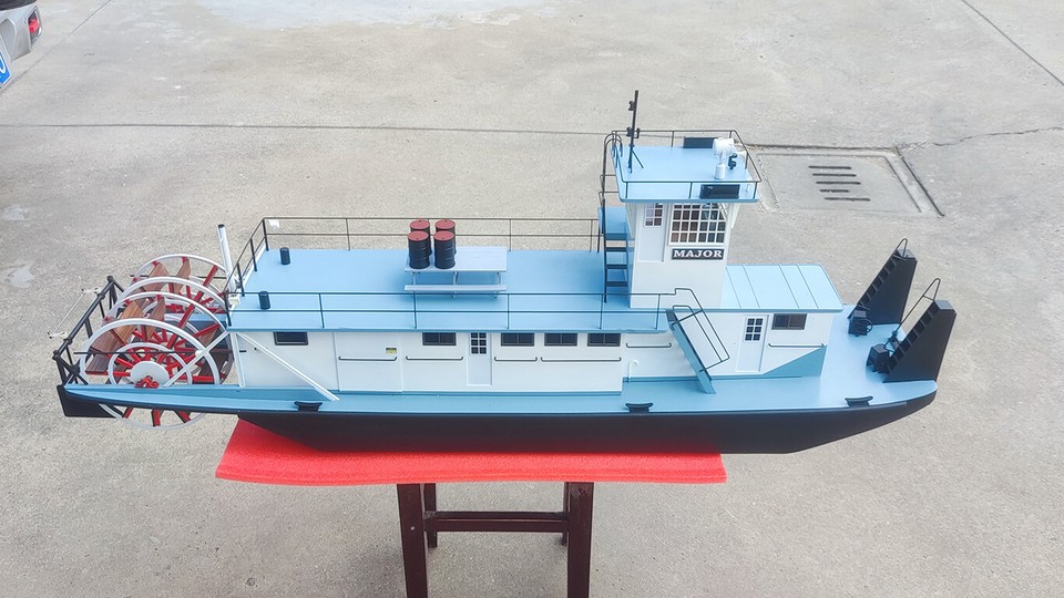 Sternwheeler Major 1:18 1400mm 55" Wooden Model RC Model Ship Kit | eBay