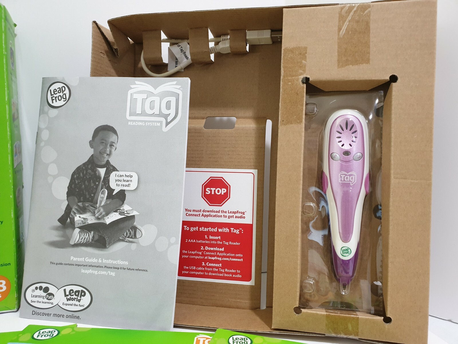 Leap Frog TAG Reading System /w 8 Books | eBay