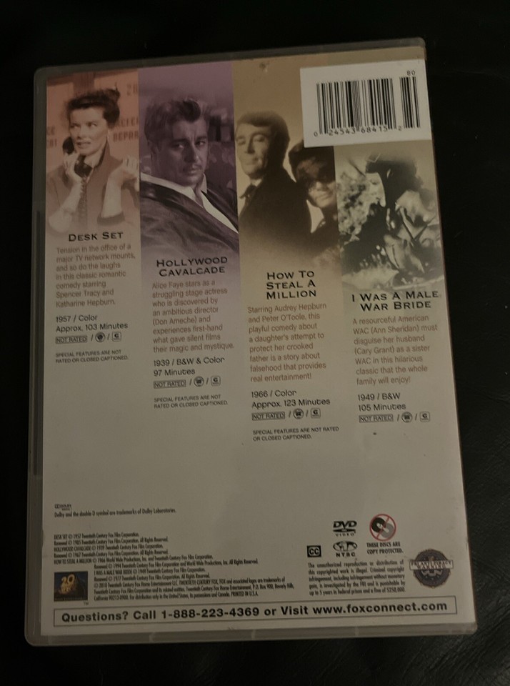 Studio Classics: Set 14 (DVD, 2010, 4-Disc Set, Fox 75th Anniversary ...